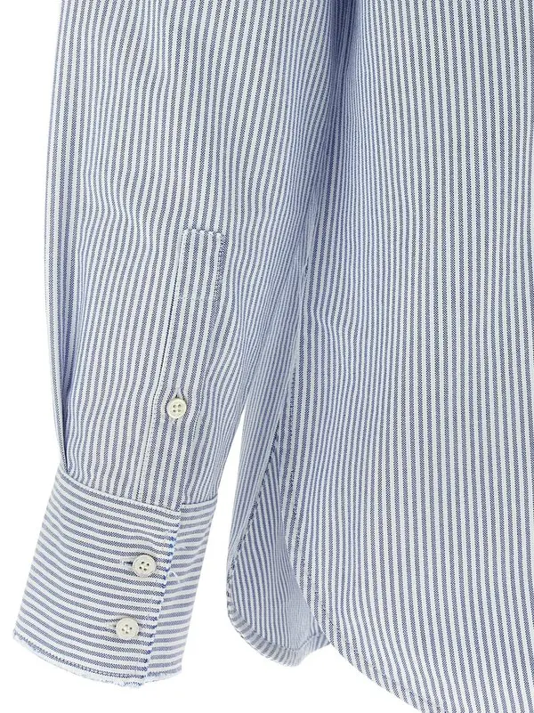 GOLDEN GOOSE Batilda Striped Oxford Cotton Shirt