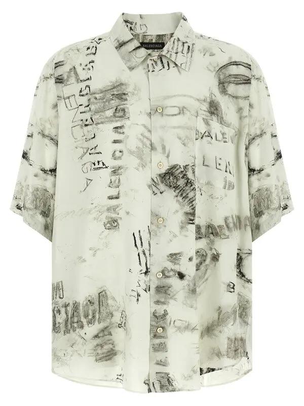 Balenciaga Minimal' Shirt - Gray