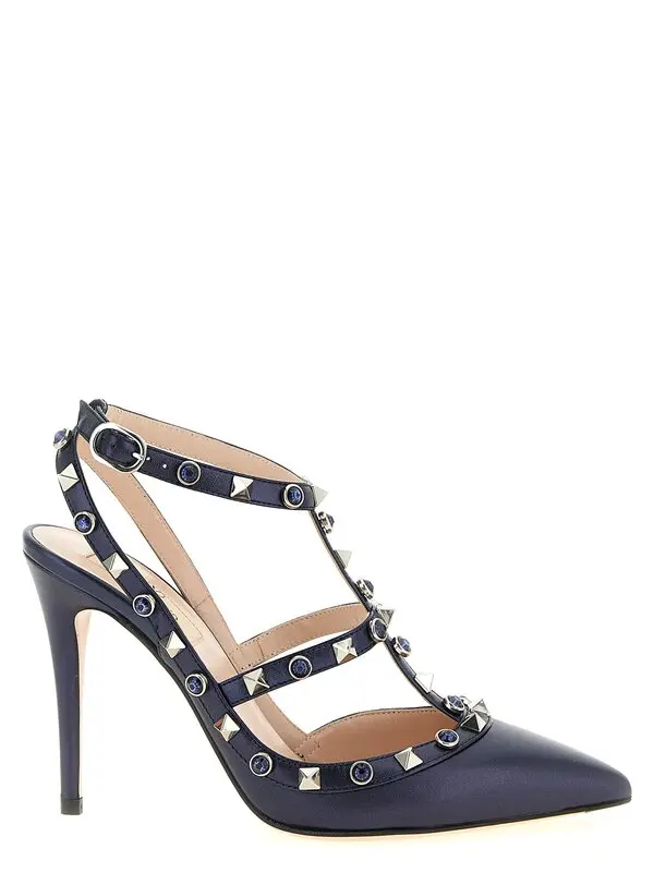 Valentino Garavani Rockstud Pumps - Blue