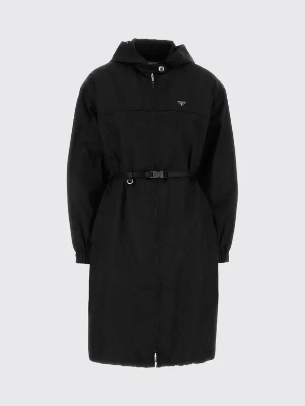 Prada Jacket With Belted Waist - Black
