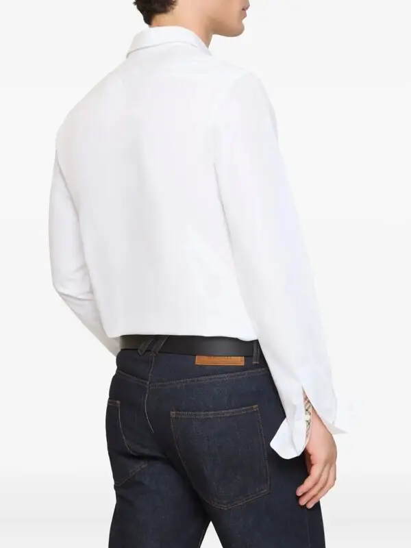 Burberry Regular Fit Cotton Poplin Shirt