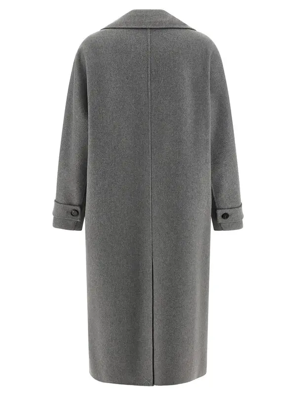 Max Mara S Mmzoe' Hand-sewn Wool Coat