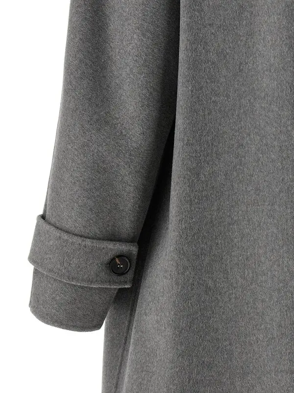Max Mara S Mmzoe' Hand-sewn Wool Coat