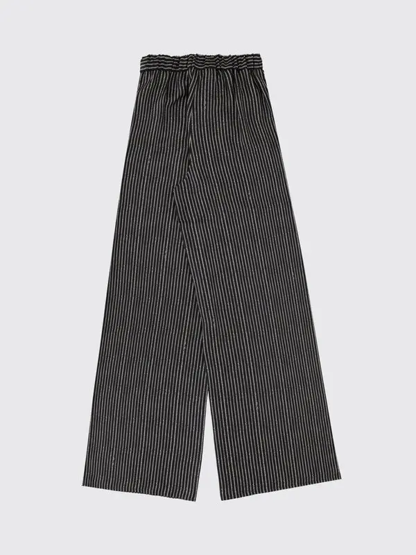 Max Mara Velvet Wide-leg Trousers - Black