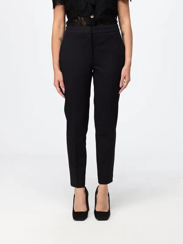 Max Mara Velvet Wide-leg Trousers - Black