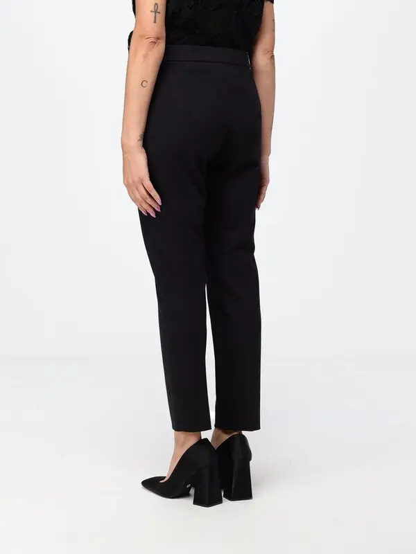 Max Mara Velvet Wide-leg Trousers - Black