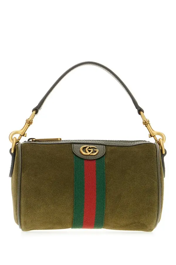 Gucci Suede Handbag - Multicolor