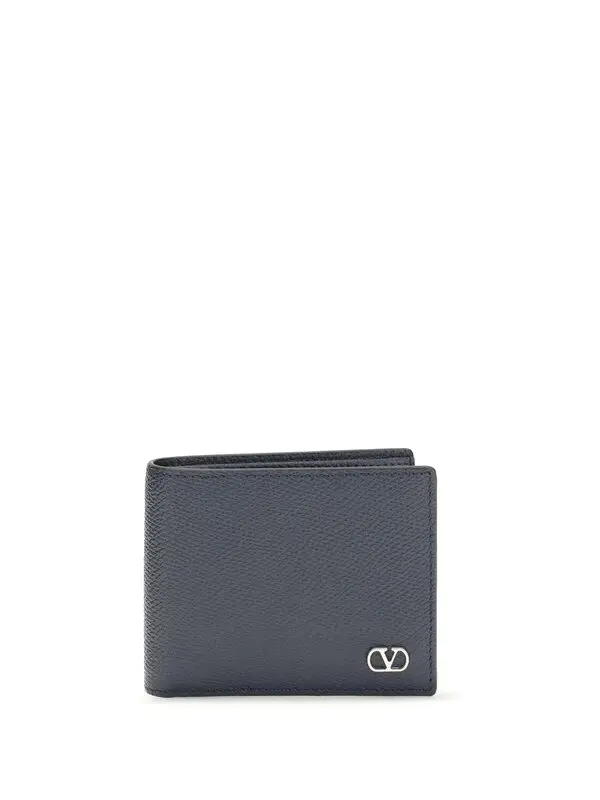 Valentino Garavani Vlogo Signature Wallet - Blue