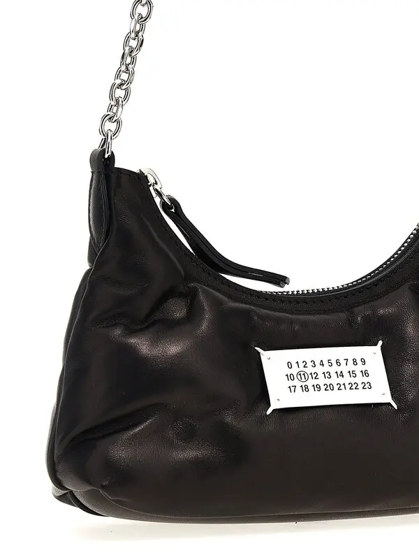 MAISON MARGIELA Glam Slam Hobo Micro Shoulder Bag - Black