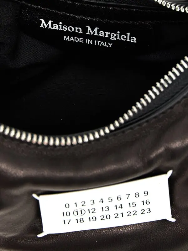 MAISON MARGIELA Glam Slam Hobo Micro Shoulder Bag - Black