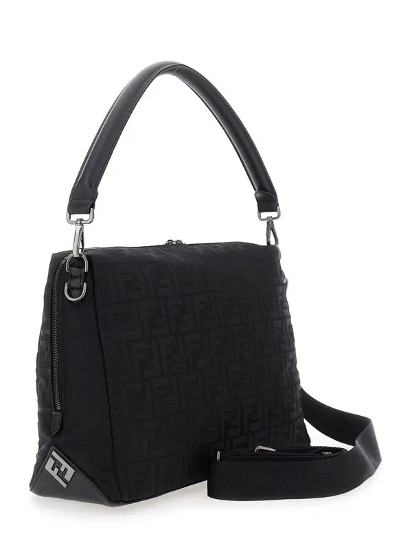 Fendi Lui Large Shoulder Bag - Black