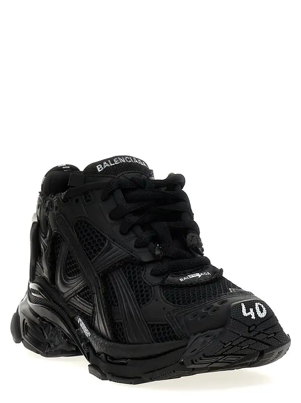 Balenciaga Runner Gradient Sneakers - Black