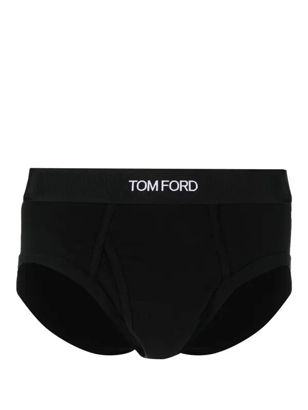 TOM FORD Set Of 2 Logo-waistband Cotton Briefs - Multicolor