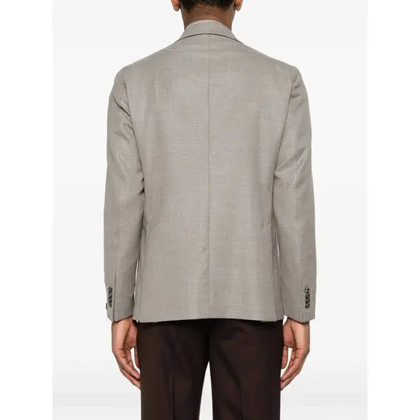 Tagliatore Grey Double-breasted Blazer
