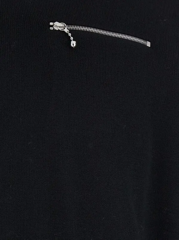 JIL SANDER Wool Sweater With Zip Pockets