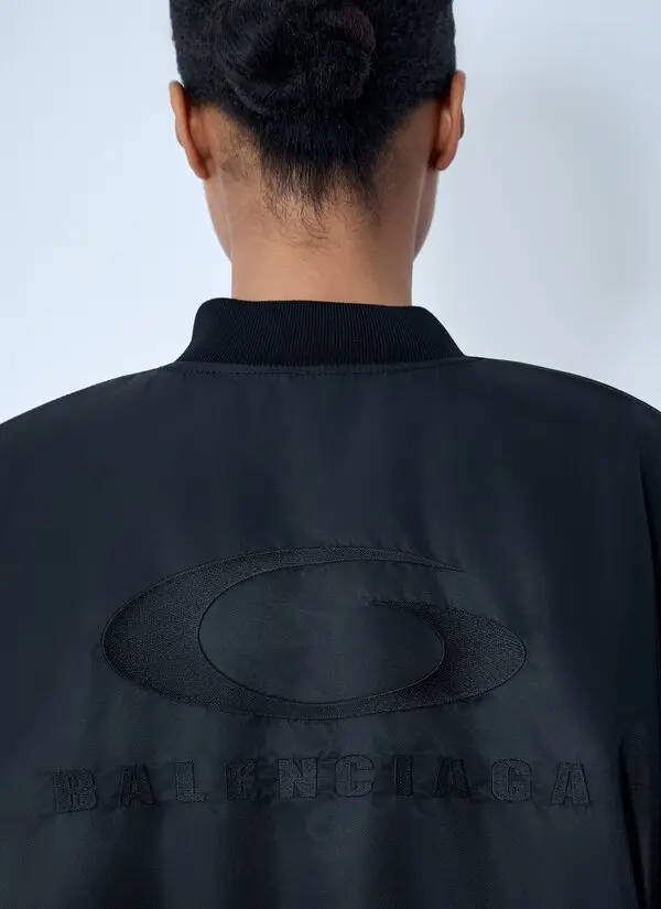 Balenciaga Zip-front Bomber Jacket With Flap Pockets