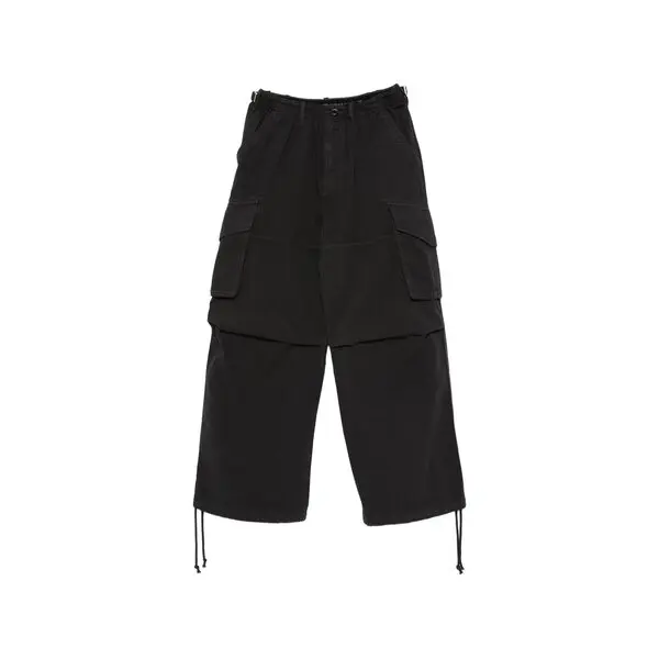 Alexander Wang Cargo Drawstring Hem Trousers - Black