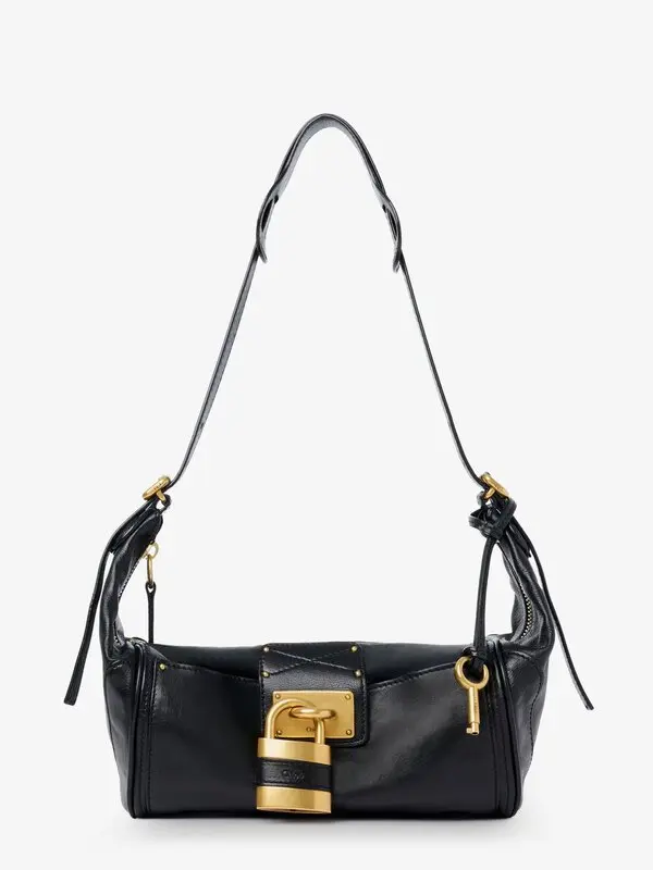 Chloé Paddington Leather Shoulder Bag - Black