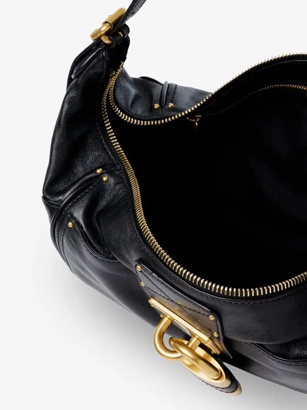 Chloé Paddington Leather Shoulder Bag - Black