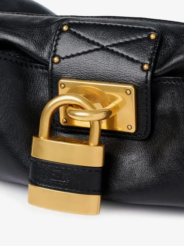 Chloé Paddington Leather Shoulder Bag - Black