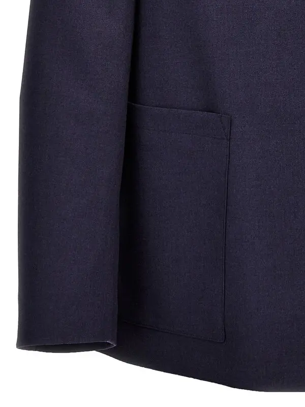 Fendi Single-breasted Virgin Wool Jacket