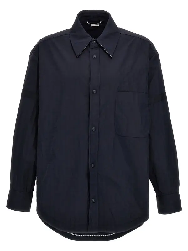 Thom Browne Snap Front' Overshirt - Blue