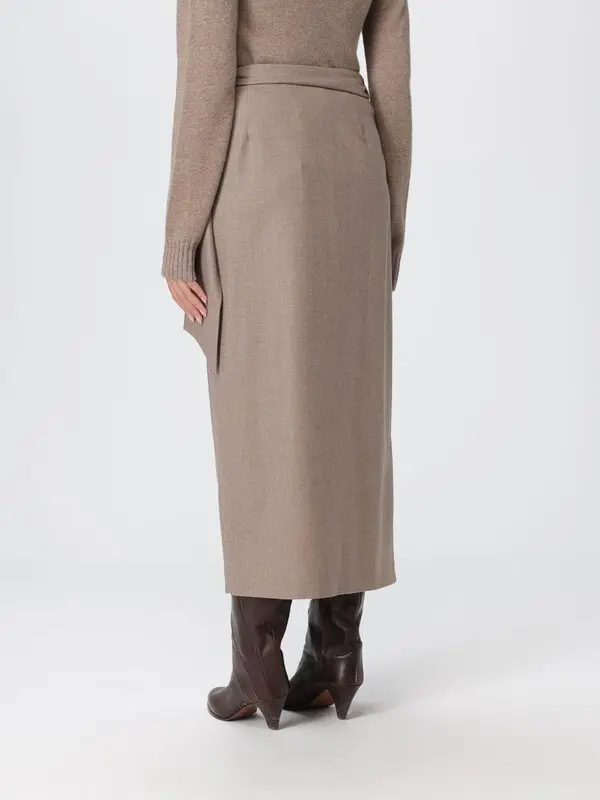 Max Mara Cashmere Blend Skirt - Gray