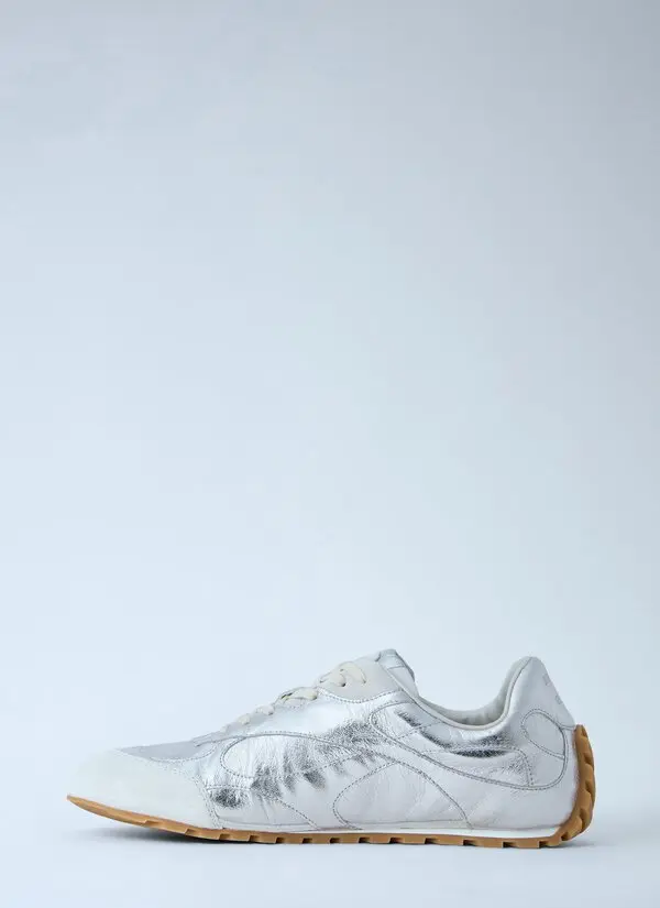Bottega Veneta Orbit Sneakers In Metallic