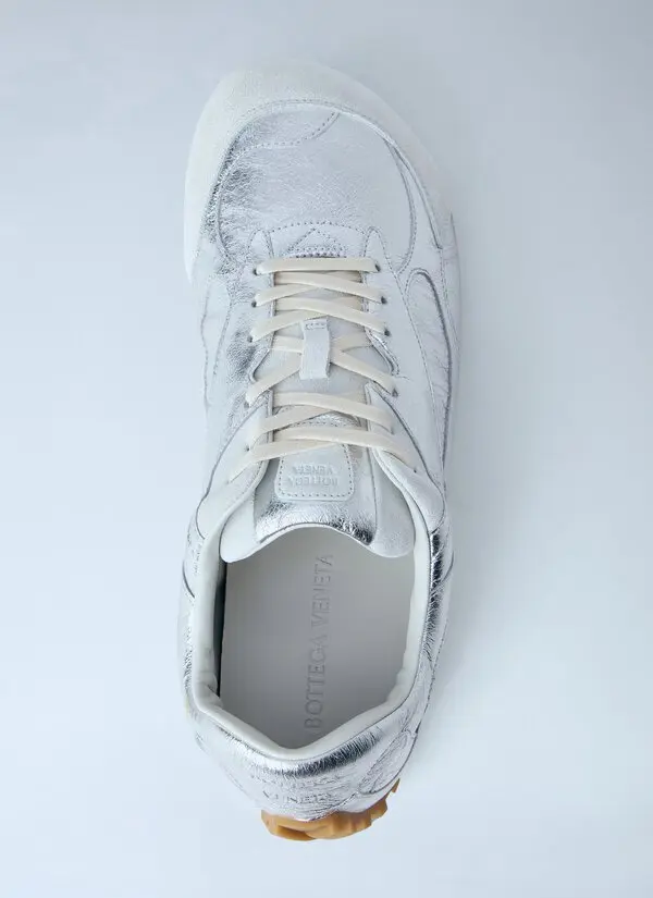Bottega Veneta Orbit Sneakers In Metallic