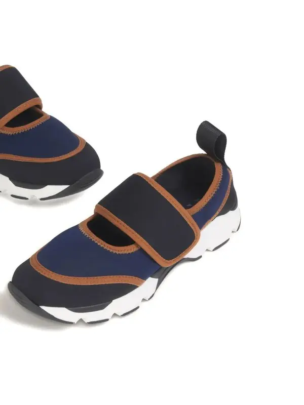 Marni Mary Jane Lycra Running Sneakers - Blue