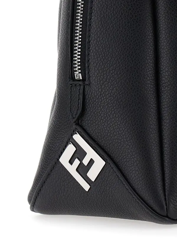 Fendi Lui Large Shoulder Bag - Black