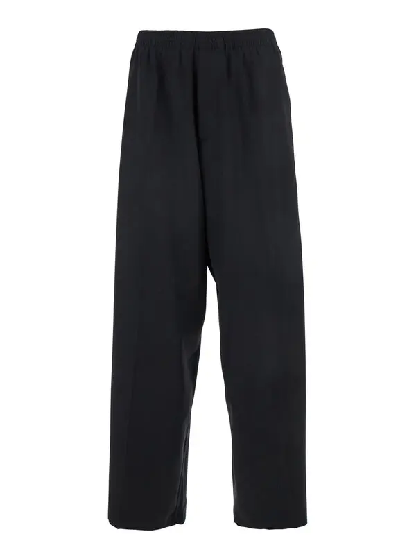 Balenciaga Wool Pants With Elastic Waist