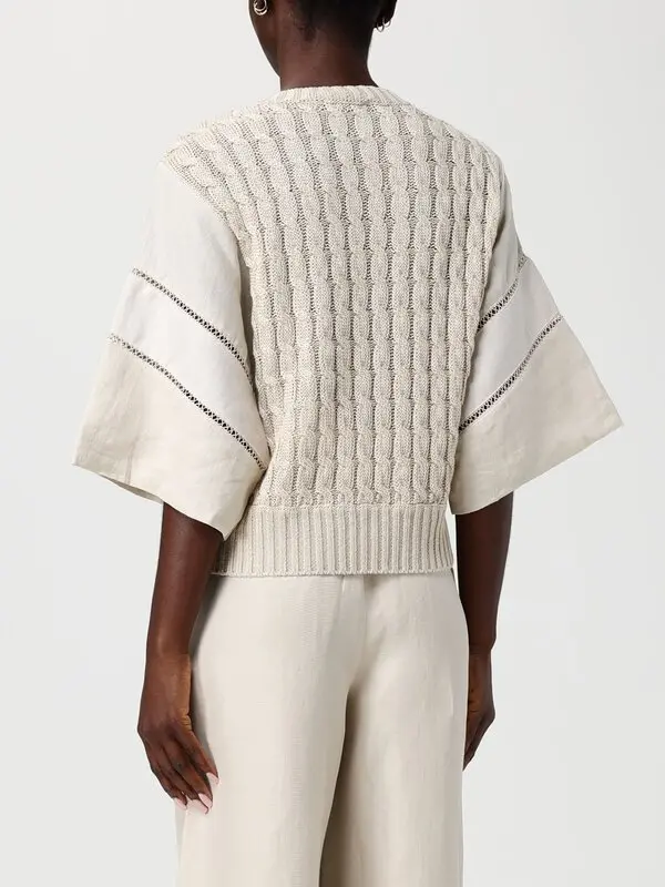 Max Mara Crew Neck Fine Knit Sweater