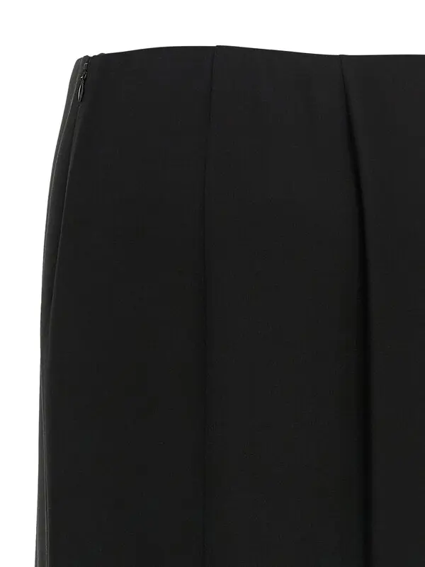 Valentino Garavani Crêpe De Chine Midi Skirt