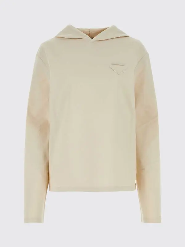 Prada Hooded Sweatshirt - Cream