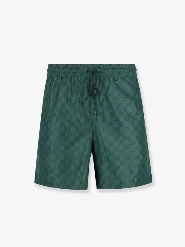 Gucci Gg Nylon Swim Trunks - Multicolor