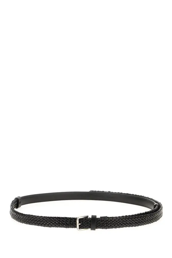 Dolce & Gabbana Woven Leather Belt - Multicolor