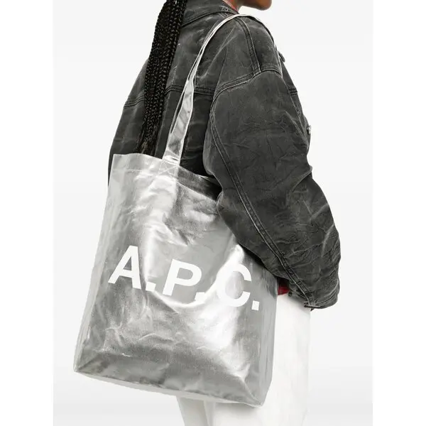 A.p.c. Tone Logo Detail Tote Bag