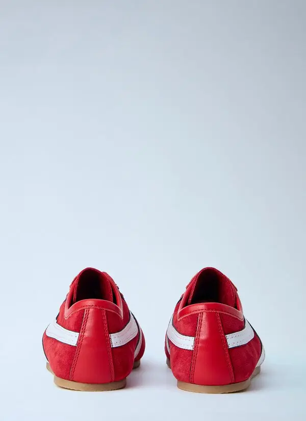 Dries Van Noten Suede Low-top Sneakers - Red