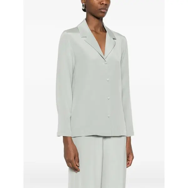 Max Mara Silk Blend Shirt - Green