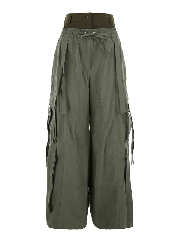Dolce & Gabbana Cotton Blend Cargo Pants - Multicolor