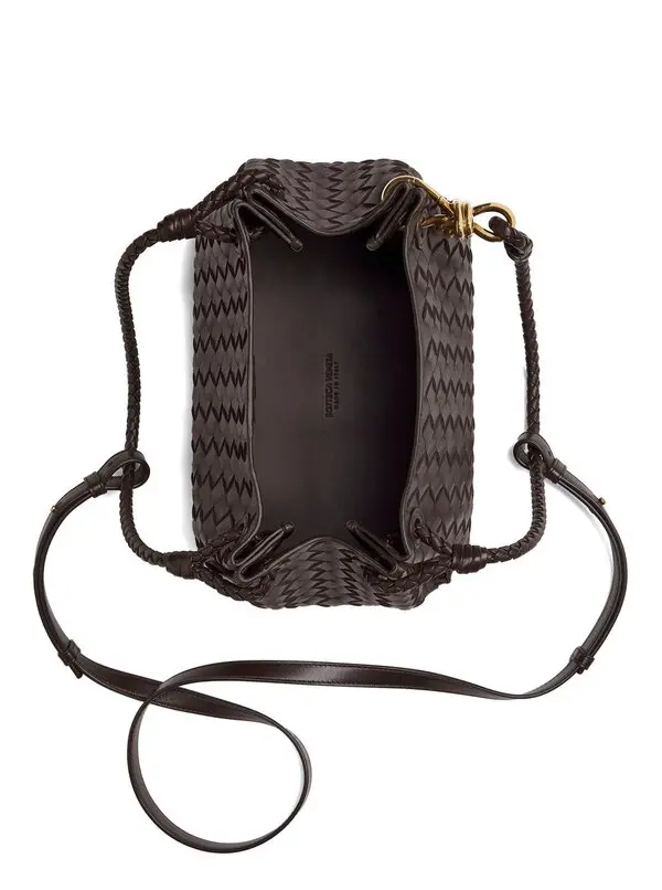 Bottega Veneta Leather Shoulder Bag With Knot Detail