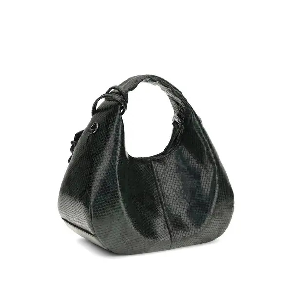GANNI Embossed Shoulder Bag