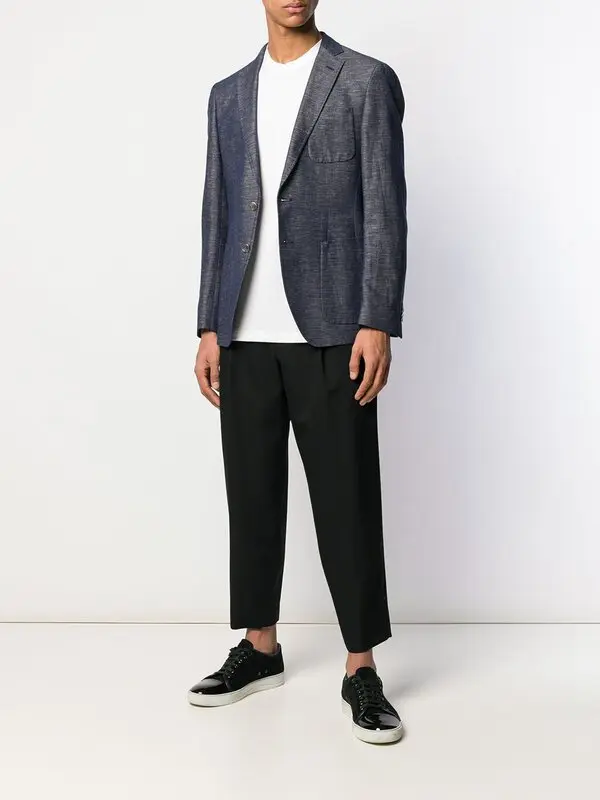 Giorgio Armani Stretch Viscose Jersey Crew Neck T-shirt