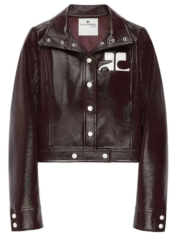 COURREGES Re-edition Vinyl Jacket - Red