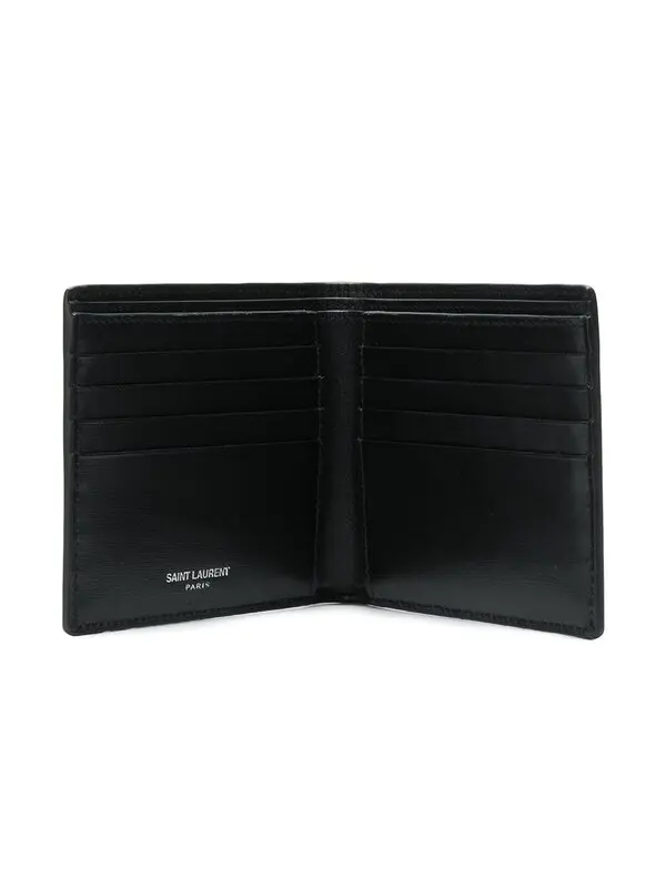 Saint Laurent Cassandre East/west Smooth Leather Wallet