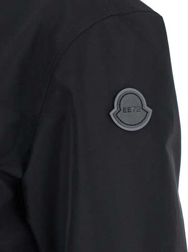 Moncler Down Jacket With High Neck - Multicolor