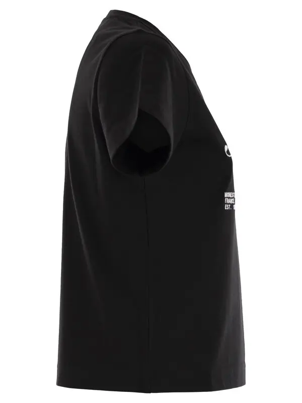 Moncler Cotton T-shirt With Embroidered Logo
