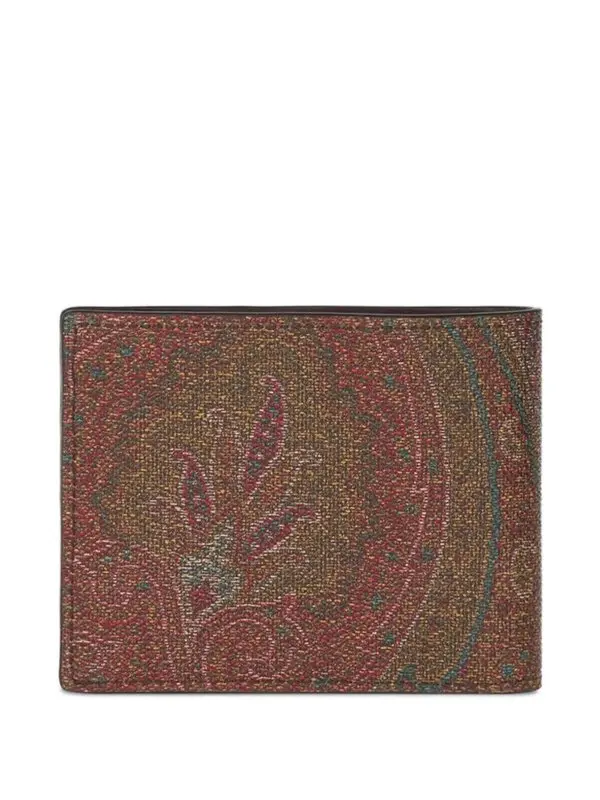 Etro Arnica Bi-fold Wallet - Brown