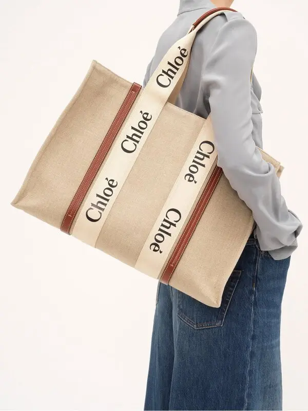 Chloé Large Woody Tote Bag - Multicolor
